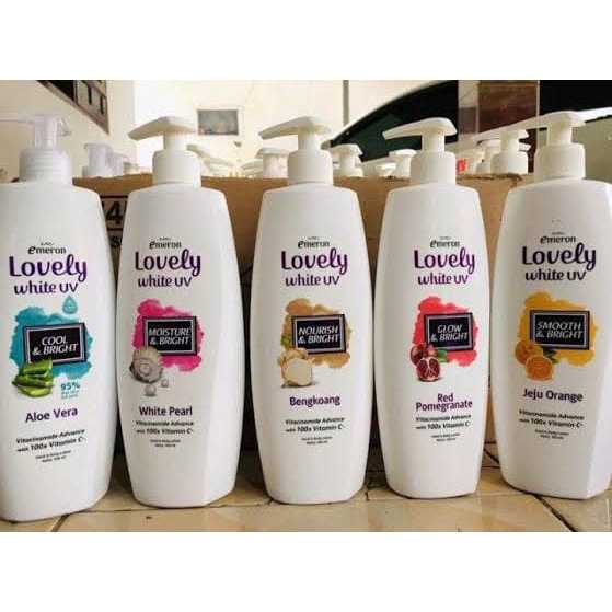 Jual Hand & body lovely emeron white UV 500 ml | Shopee Indonesia