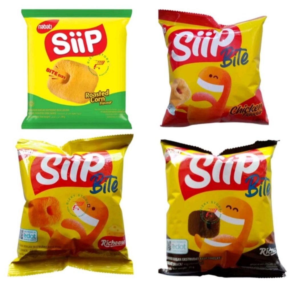 Jual Camilan Makanan Ringan Snack Nabati Siip / Sip Corn Extrudat ...