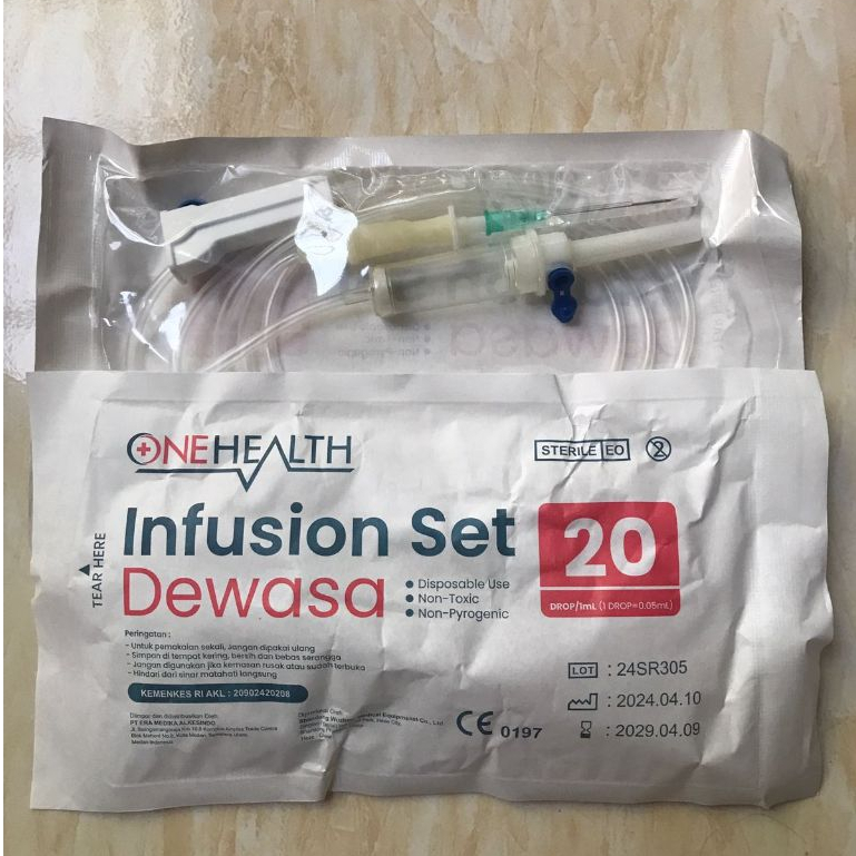 Jual Infus Set Dewasa / Infusion Set Adult / Selang Infus (ECER ...