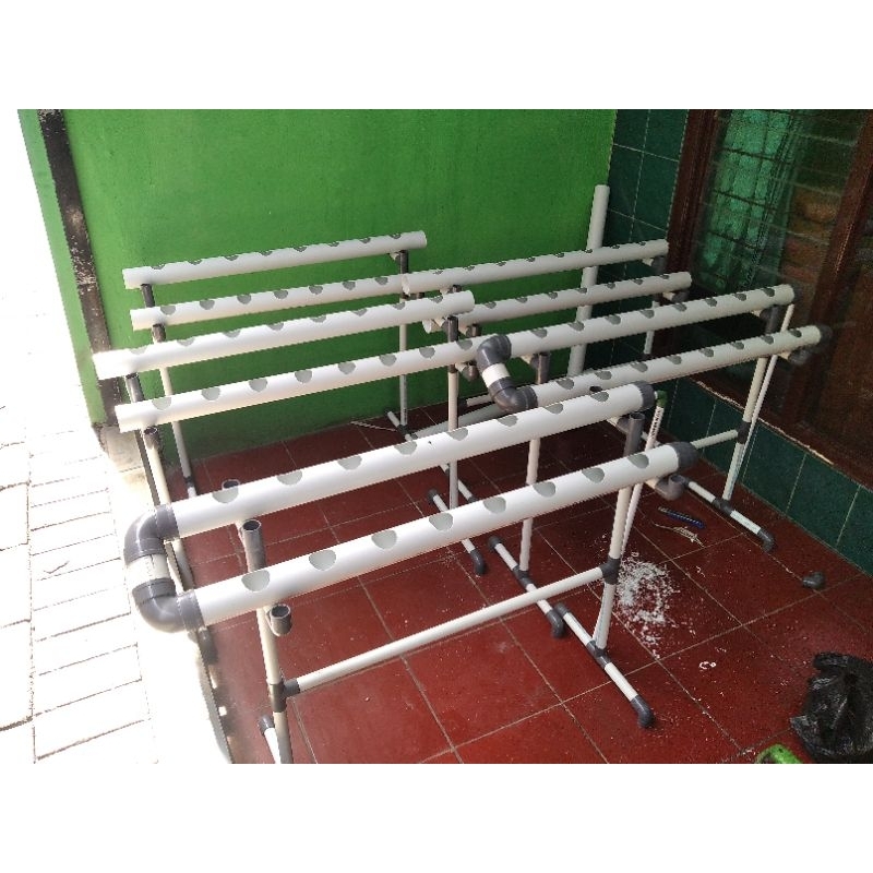 Jual Hidroponik Set Instalasi Hidroponik Full Set 2 Susun | Shopee ...