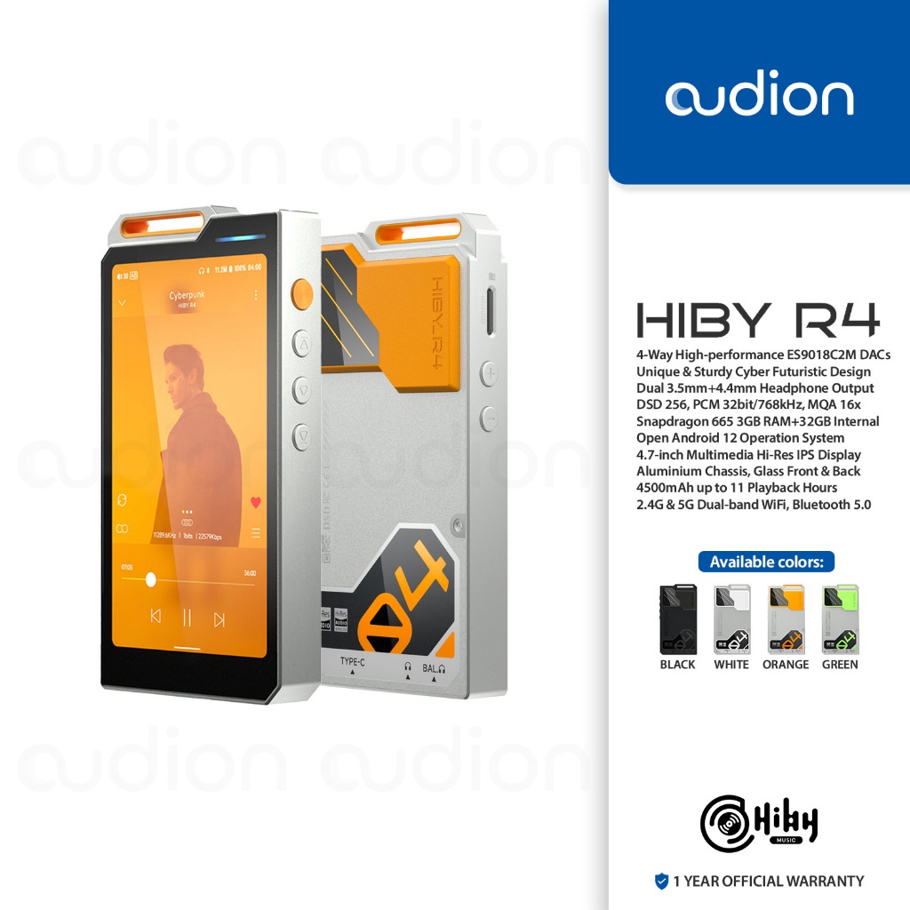 Jual HIBY R4 ES9018C2M Android Bluetooth Portable Audio Player DAP ...