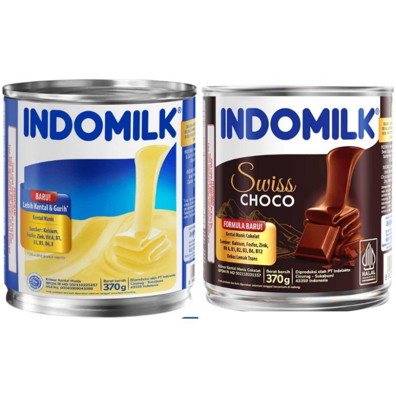 Jual INDOMILK SUSU KENTAL MANIS 370G KALENG | Shopee Indonesia