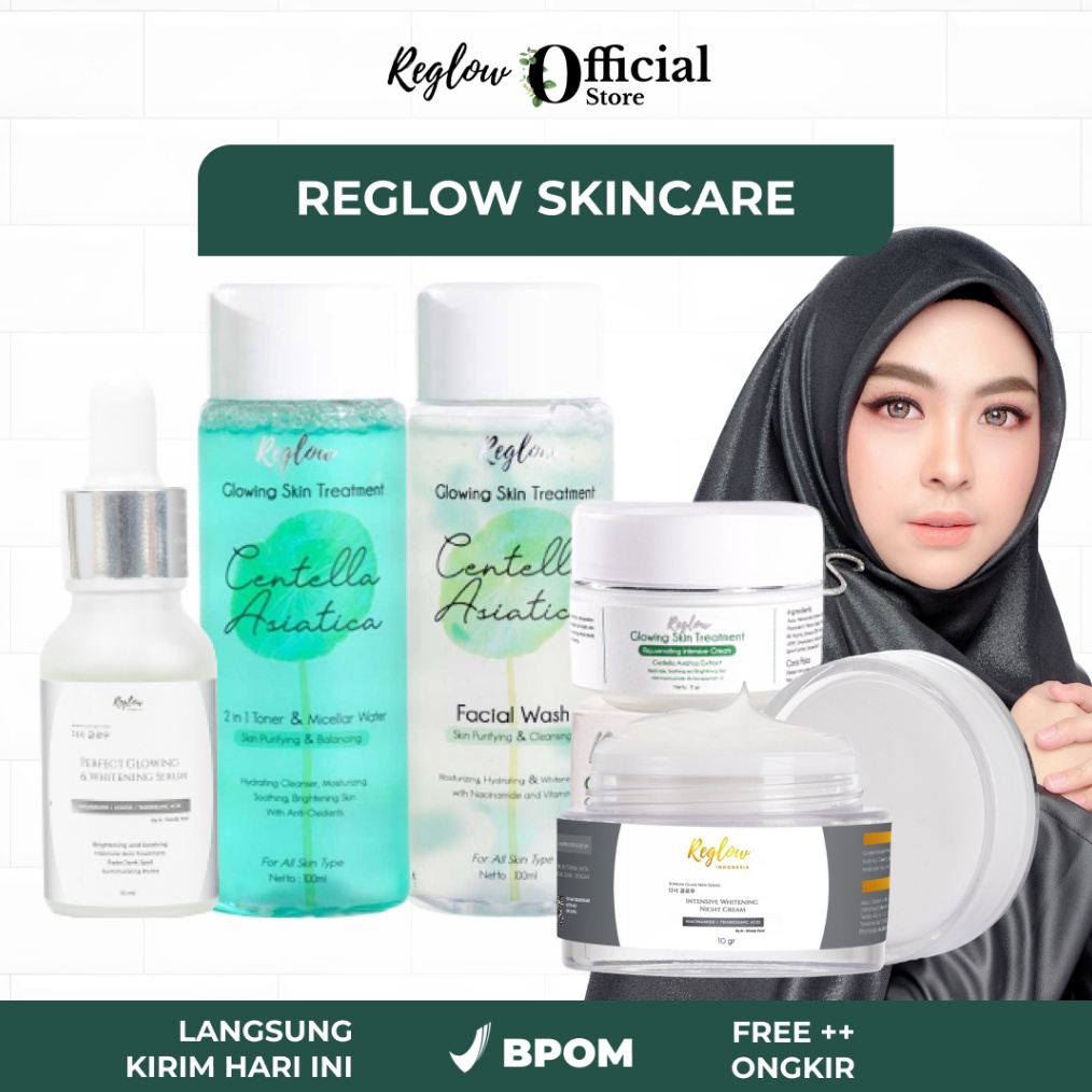 Jual KODE S68B Reglow Dr Shindy Skincare Reglow Day Cream Night Cream ...