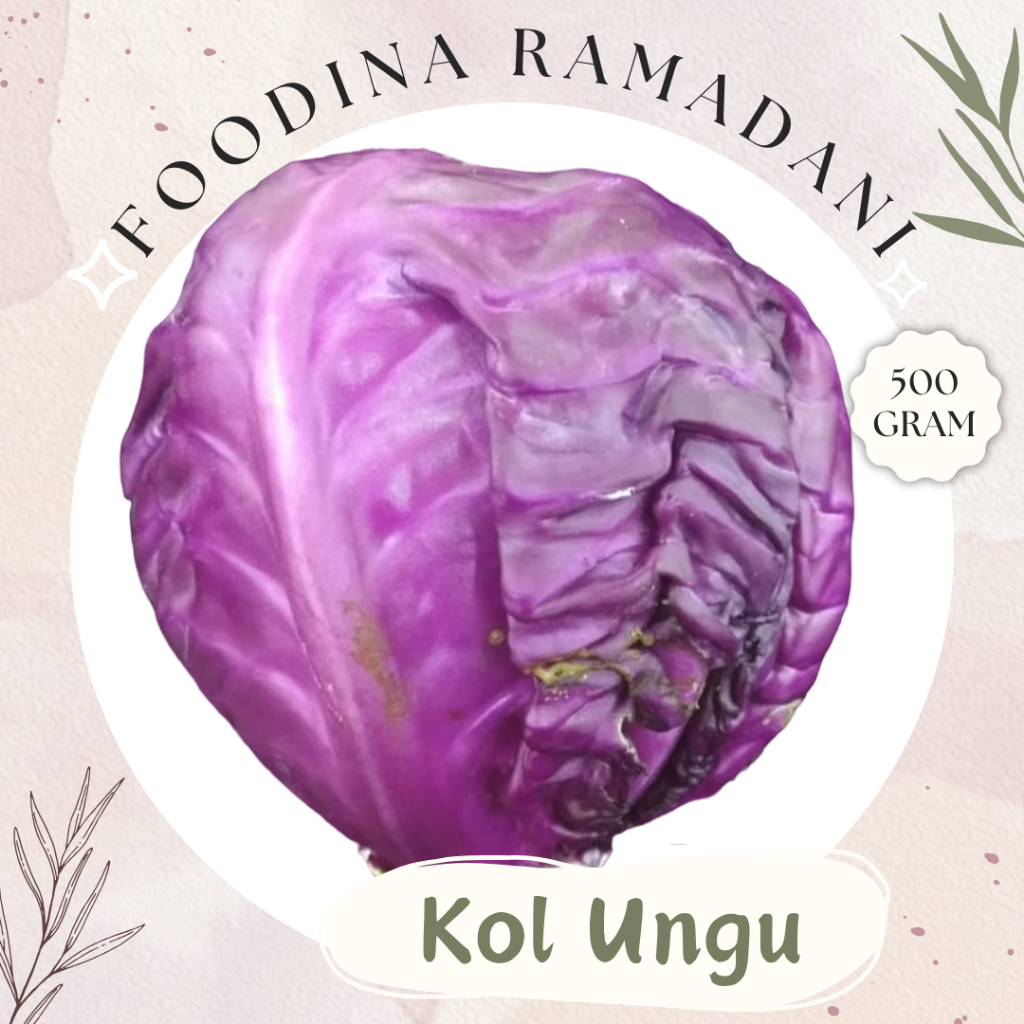 Jual KOL Ungu Lokal - Cabbage Fresh [ Berat 500gr ] Harga Per 0,5 Kg ...
