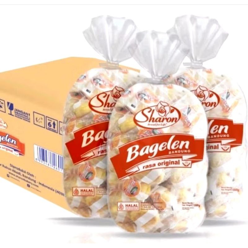 Jual roti bagelen sharon original 1 dus isi 6 pack | Shopee Indonesia