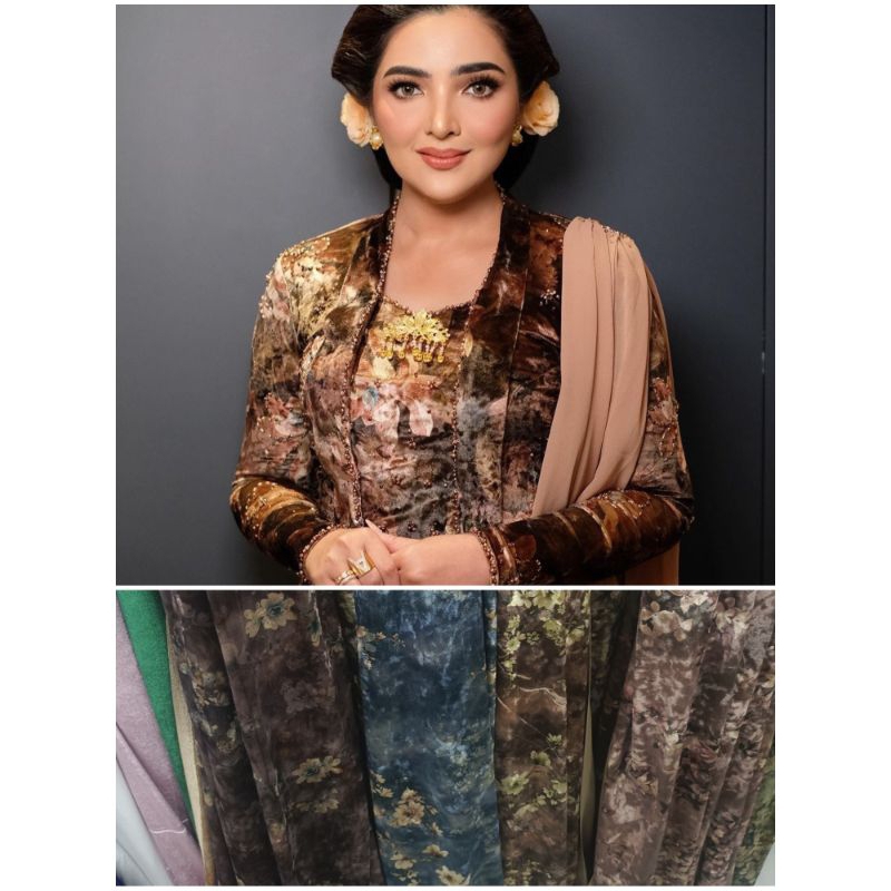 Jual bludru motif kembang | Shopee Indonesia
