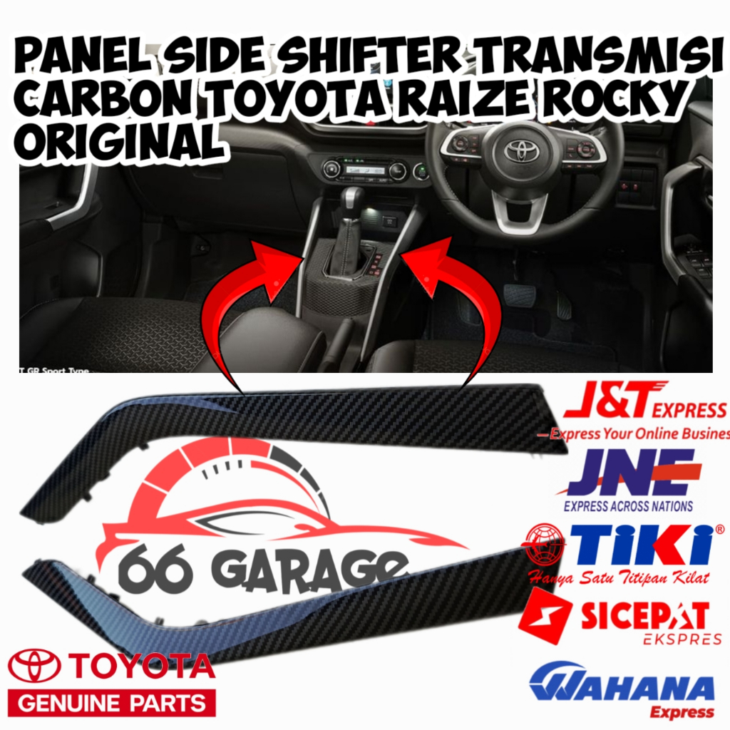 Jual Panel Side Shifter Transmisi Toyota Raize Carbon Rocky Original ...