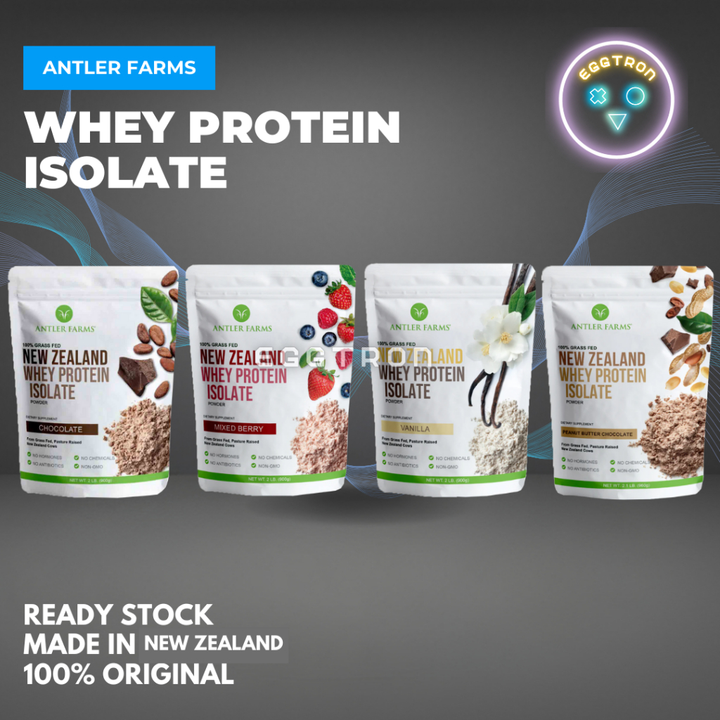 Jual Whey Protein Isolate Antler Farms suplemen fitness proteins grass ...