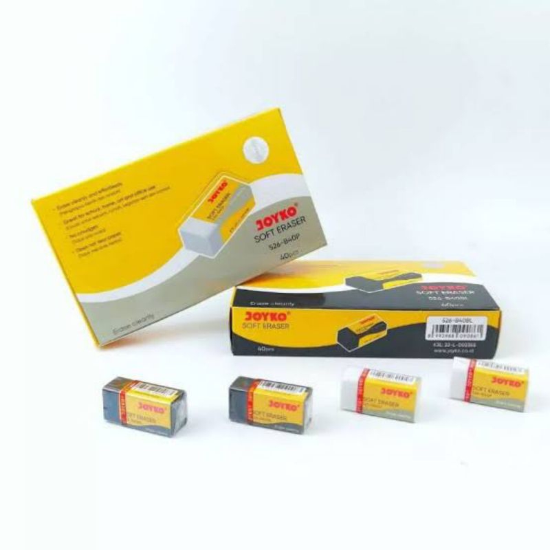 Jual ERASER PENGHAPUS KECIL JOYKO B-40 (1PAK/40PCS) | Shopee Indonesia