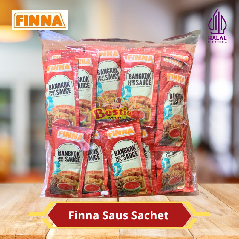 Jual Finna Saus Dipping Sachet - Saus Bangkok 1 Pack ( 25pcs - 50 pcs ...