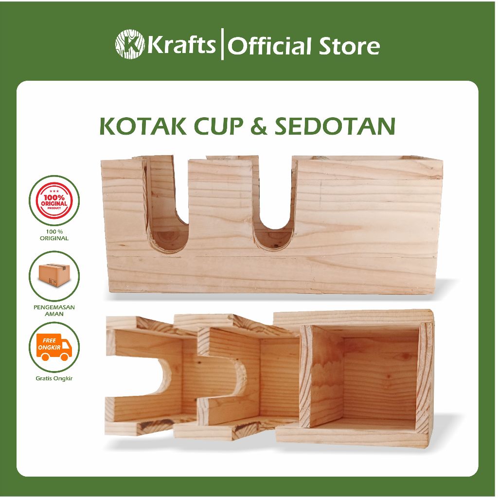 Jual [ KRAFTS ] Tempat Gelas Plastik | Cup Es Teh | Rak Cup Holder ...