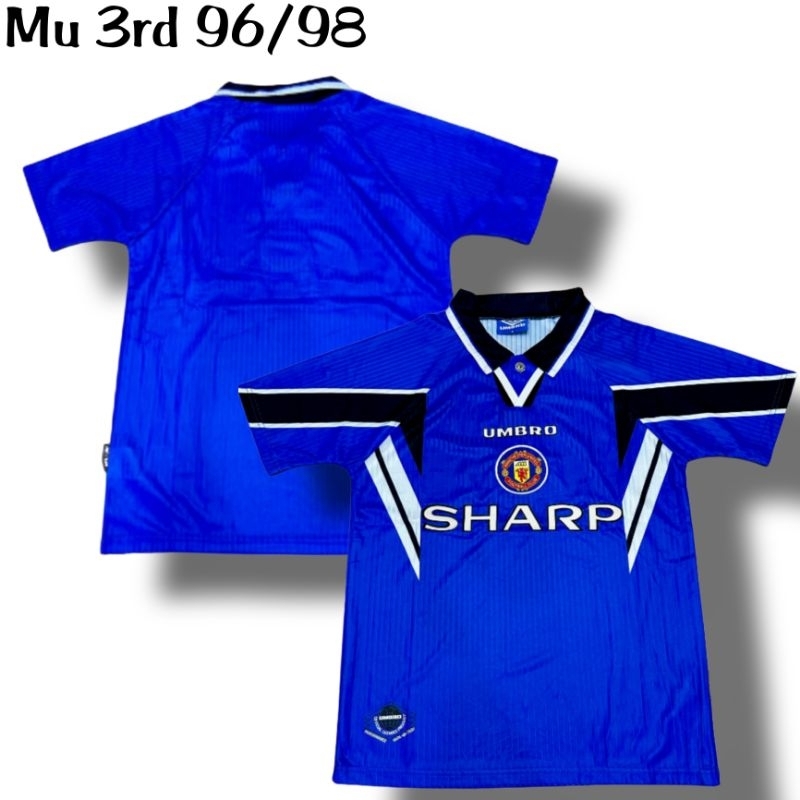 Jual jersey retro mu 3rd 96/98 kualitas terbaik | Shopee Indonesia