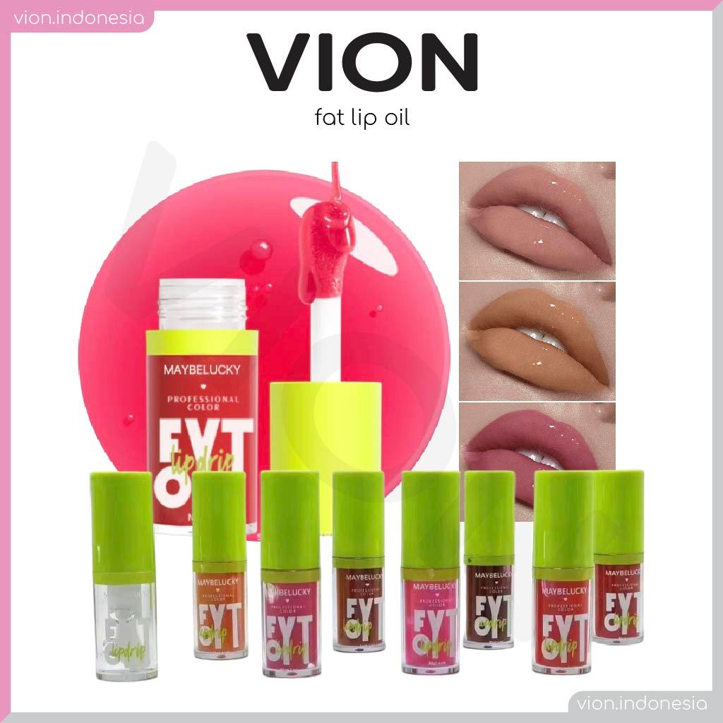 Jual VION Fat Fit Lip Oil Moisturizing Lip Gloss Mirror lip balm ...