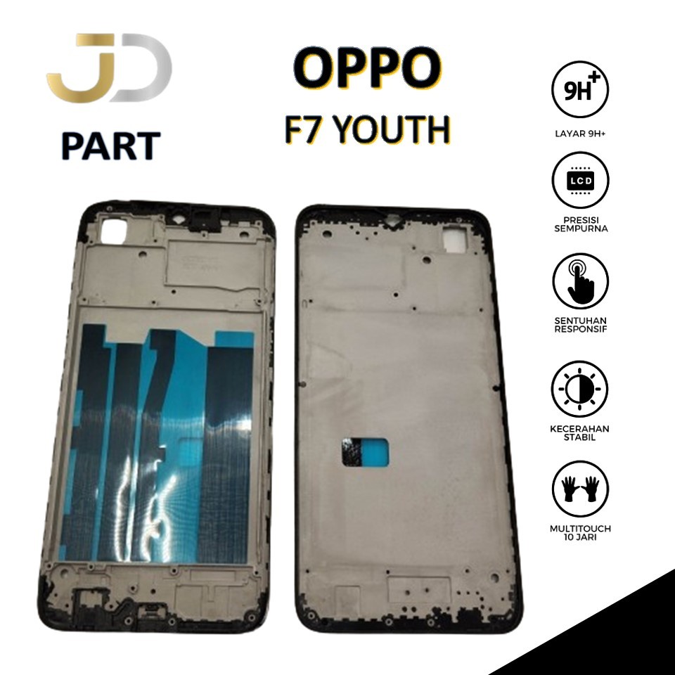 Jual FRAME LCD OPPO F7 YOUTH / FRAME BEZZEL TULANG TENGAH | Shopee ...