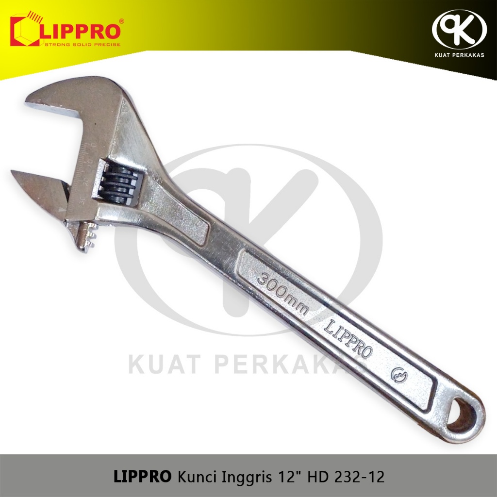 Jual Kunci Inggris 12" LIPPRO Adjustable Wrench 300mm Heavy Duty HD 232 ...