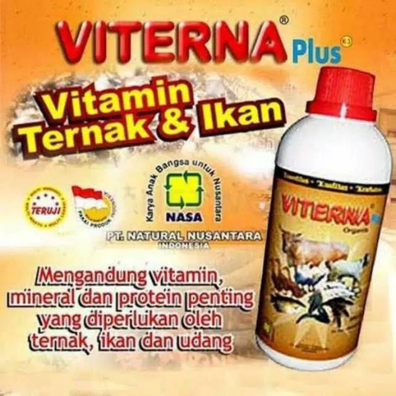 Jual VITAMIN DAN PENGGEMUK HEWAN TERNAK VITERNA NASA original VITERNA ...