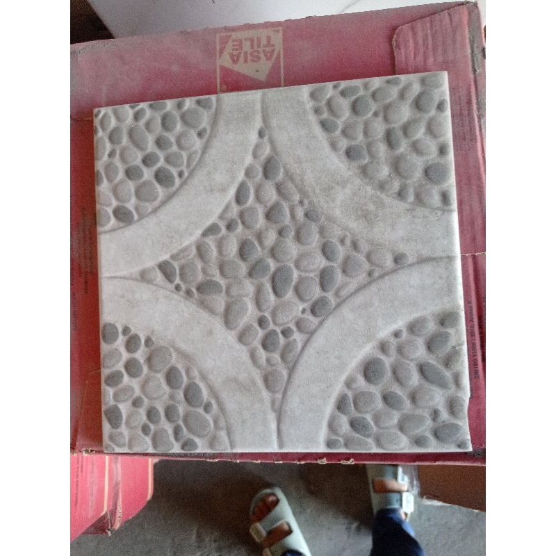 Jual Keramik asia tile kasar rucola ukuran 25x25 | Shopee Indonesia