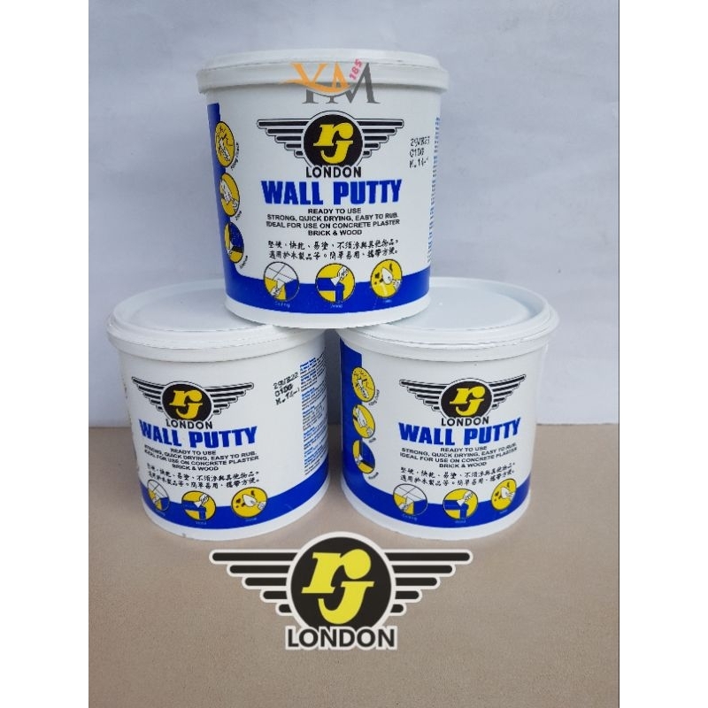 Jual Dempul Plamir Wall Putty Rj Ukuran 1kg | Shopee Indonesia