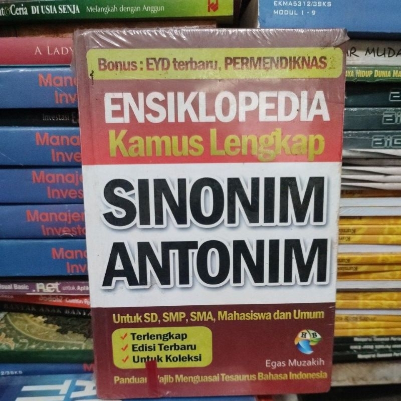 Jual ensiklopedia kamus lengkap sinonim antonim. g3 | Shopee Indonesia