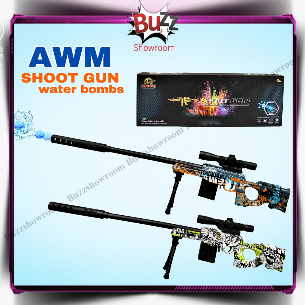 Jual Tembakan Anak AWM Watergel AWP Mainan Sniper Gun Water Gel | Shopee Indonesia