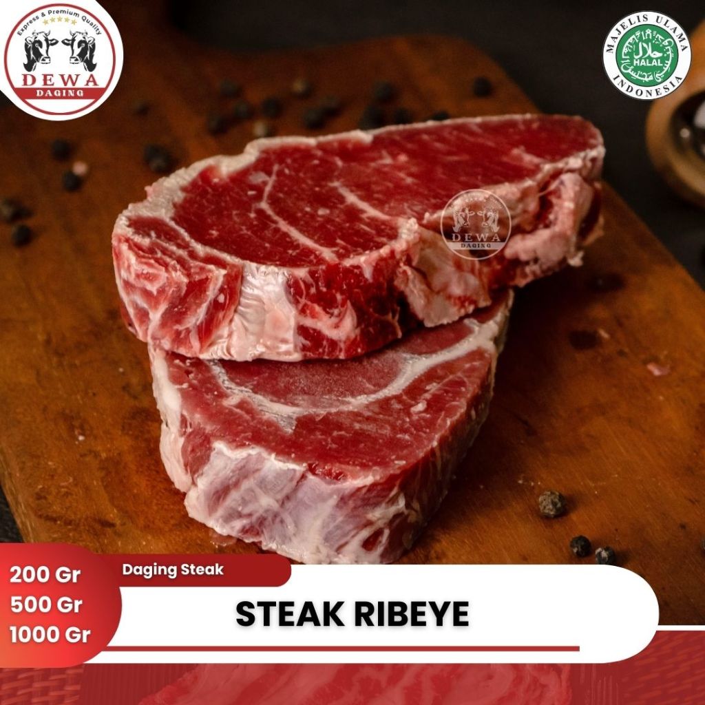 Jual Ribeye Steak Daging Sapi Australia 200gr / 500gr / 1kg | Premium ...