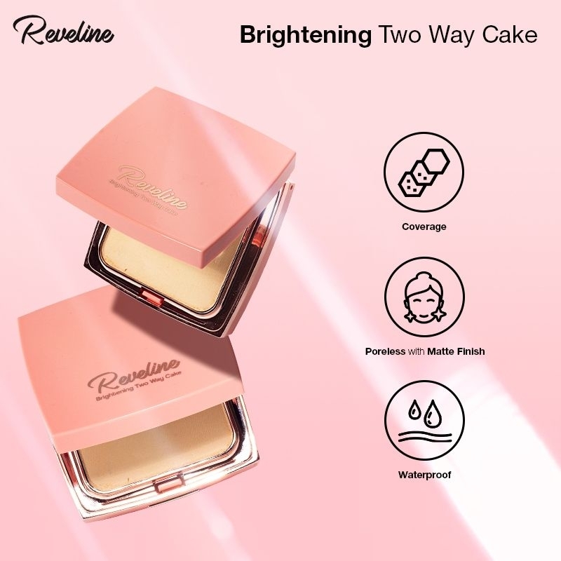 Jual REVELINE Brightening Two Way Cake SPESIAL EDITION - MakeUp Bedak ...