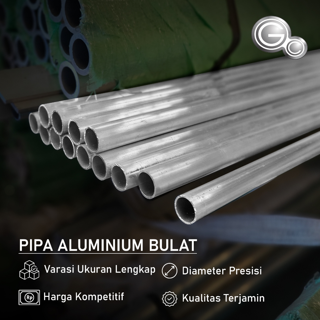 Jual HOLLOW / PIPA BULAT ALUMINIUM 6063 31.75MM X 6MM X 6M - GCI Store ...