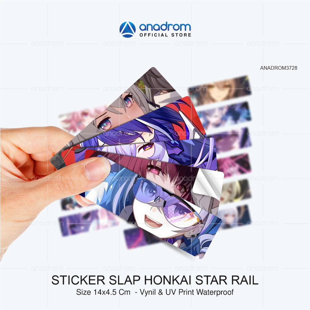 Jual Stiker Slap Honkai Star Rail | Stiker Slap Character Honkai Star ...
