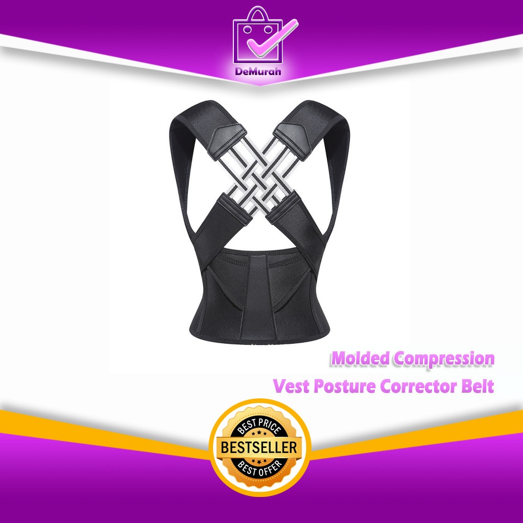 Jual Molded Compression Vest Posture Corrector Belt Rompi Penyangga ...