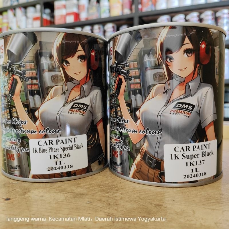 Jual Cat PU DMS Premium Hitam Special Super Deep Black | Shopee Indonesia