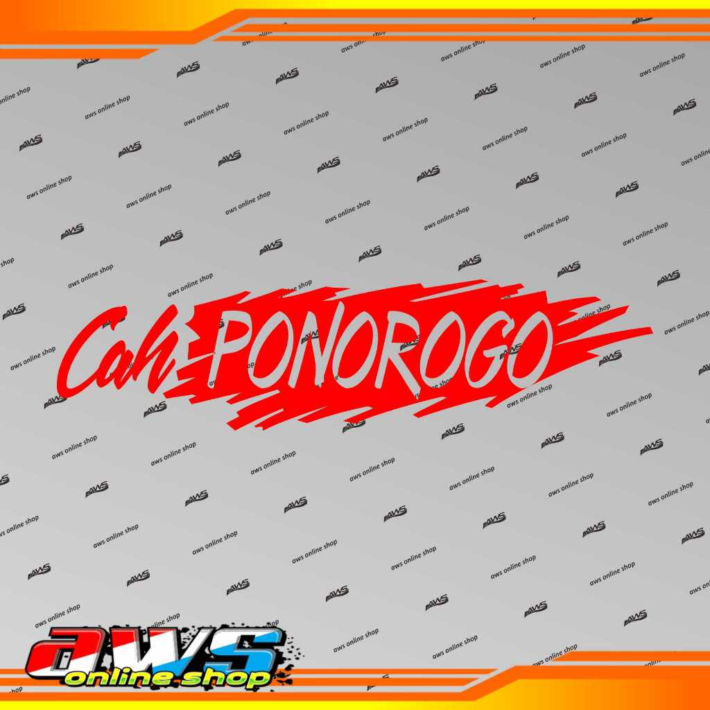 Jual Sticker Cah Ponorogo | Shopee Indonesia