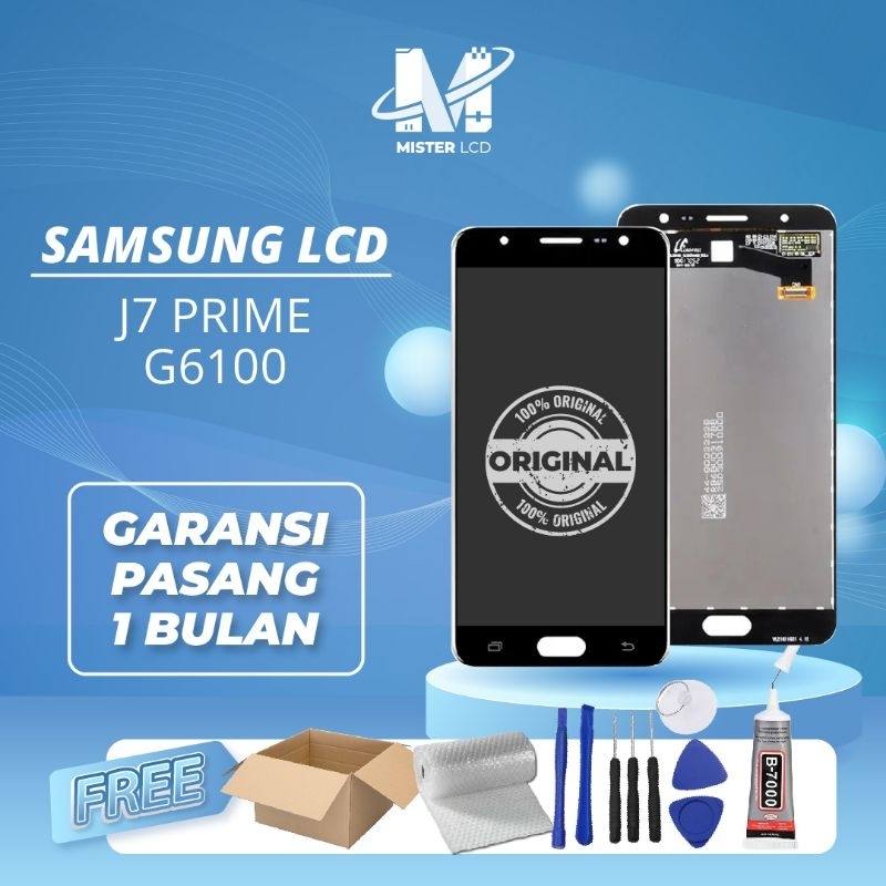 Jual LCD SAMSUNG J7 PRIME / G610 FULLSET ORIGINAL FREE LEM + OPENING SET | Shopee Indonesia