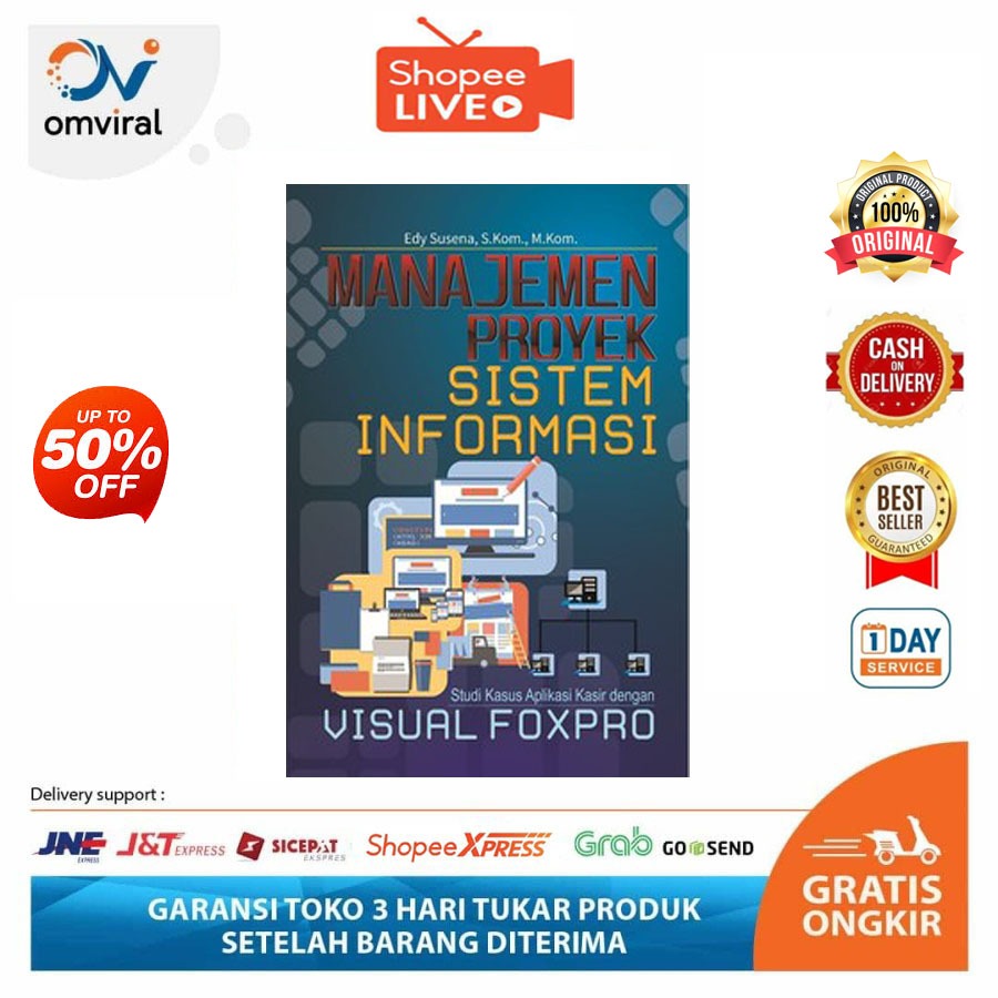 Jual Buku Manajemen Proyek Sistem Informasi Edy Susena Deepublish | Shopee Indonesia