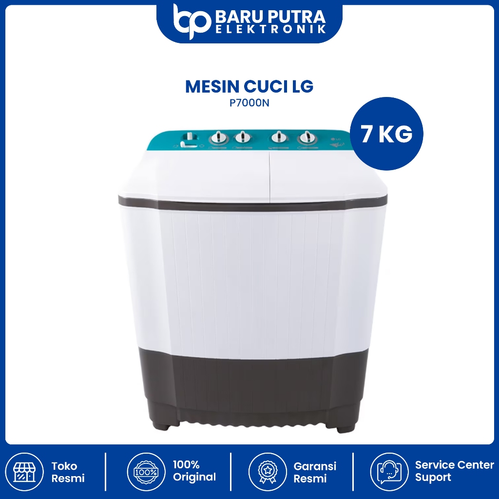 Jual LG Mesin Cuci Twin Tub 7kg - Top Load Roller Jet Pulsator 3 ...
