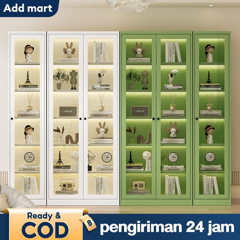 Jual Lemari Kaca dengan Pintu Ganda Lemari Pajangan Lemari Pajangan ...