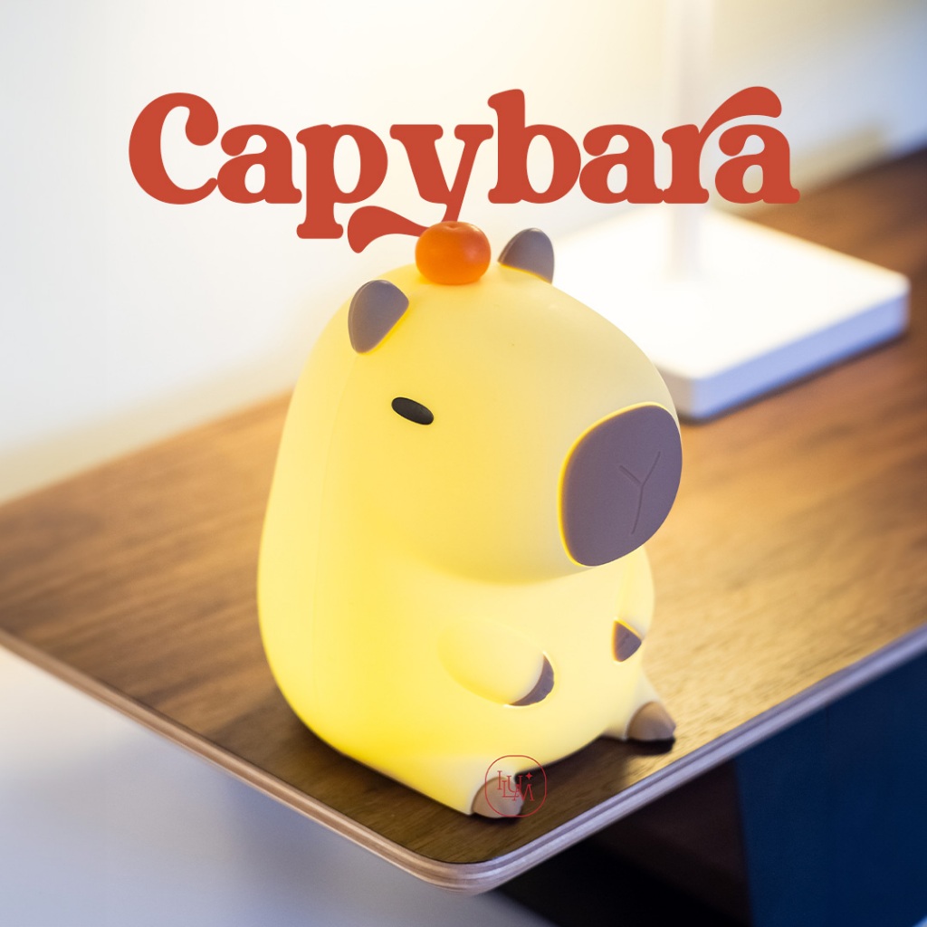 Jual CAPYBARA Night Light Table Lamp Lampu Meja Karakter Kapibara Lucu ...