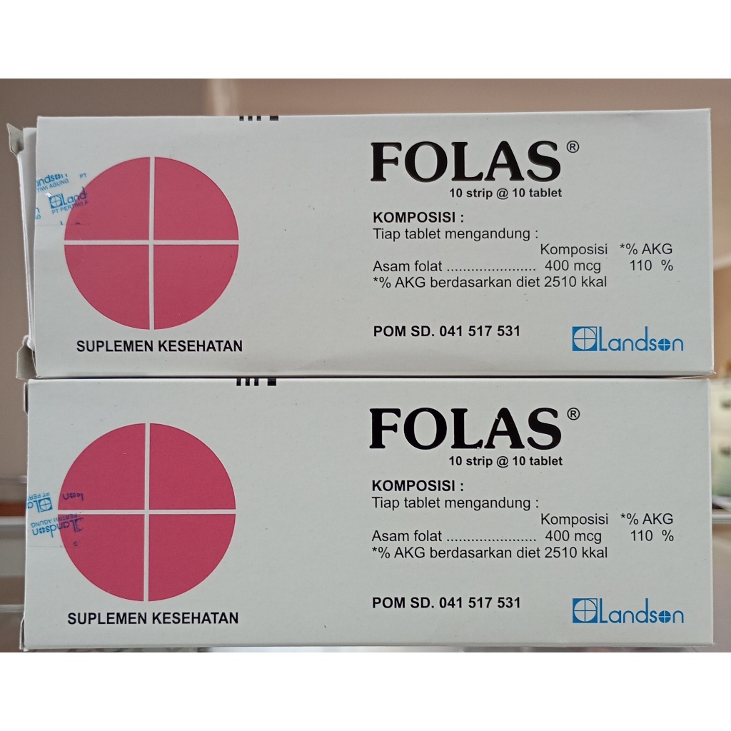 Jual Folas 400 mcg 10 Tablet (per strip) | Shopee Indonesia
