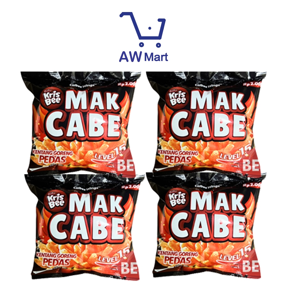 Jual KRISBEE MAK CABE LEVEL 15 RENCENG (10 SACHET , KETENG RP 2000 ...
