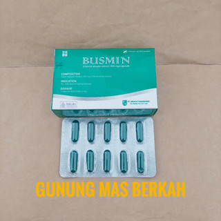 Jual BUSMIN 500mg Busmin Kapsul - Ekstrak Ikan Gabus untuk mempercepat penyembuhan lukaa ...