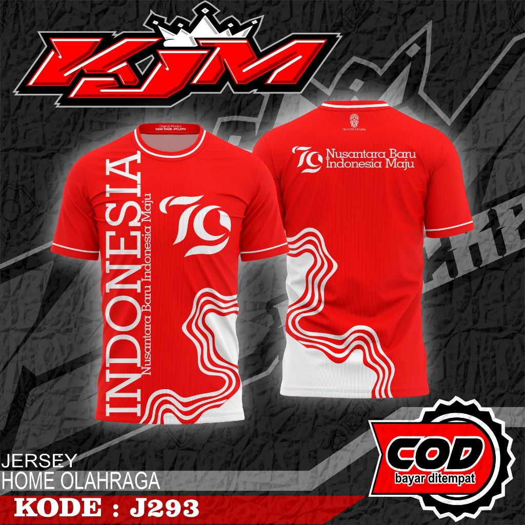 Jual jersey hut kemerdekan ri ke 79 baju kemerdekaan indonesia ke 79 baju kemerdekaaan kaos ...