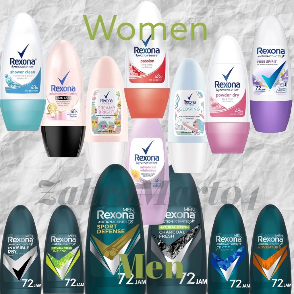 Jual Rexona Roll On 45ml Kemasan Baru | Shopee Indonesia