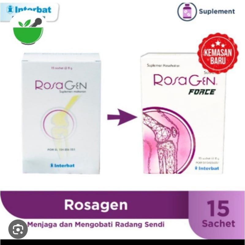 Jual ROSAGEN FORCE ORIGINAL ISI 15 sachet - Menjaga Dan Mengobati ...