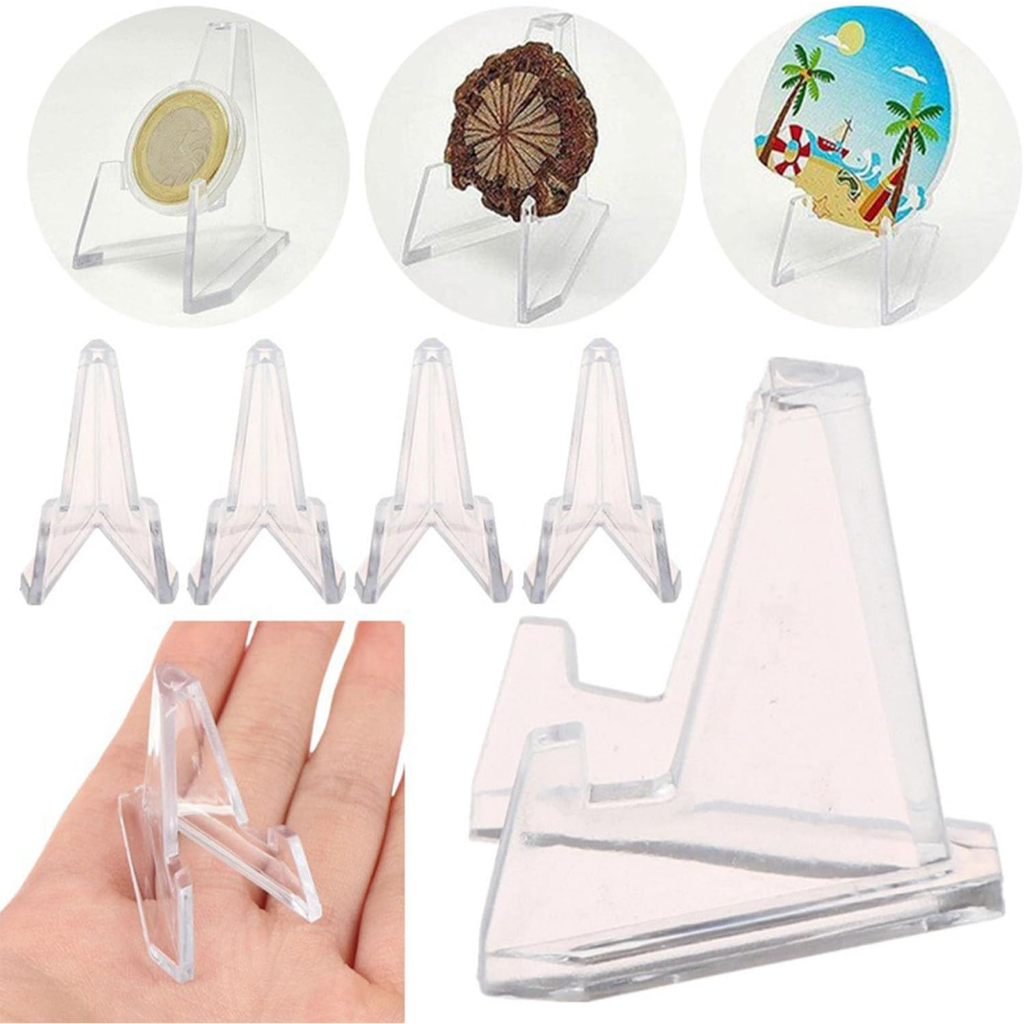 Jual 1 pcs Stand card holder stand-acrylic brosur display Akrilik ...