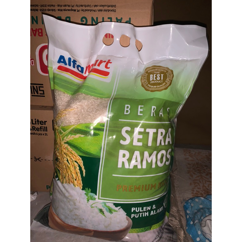 Jual Beras setra Ramos 5kg | Shopee Indonesia