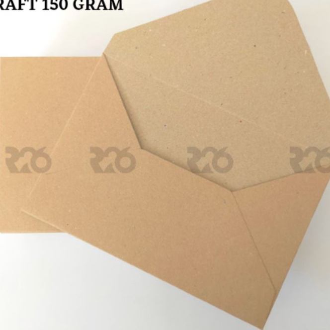 Jual HJ6 A6 amplop vintage kraft 5 pcs amplop aesthetic amplop coklat ...