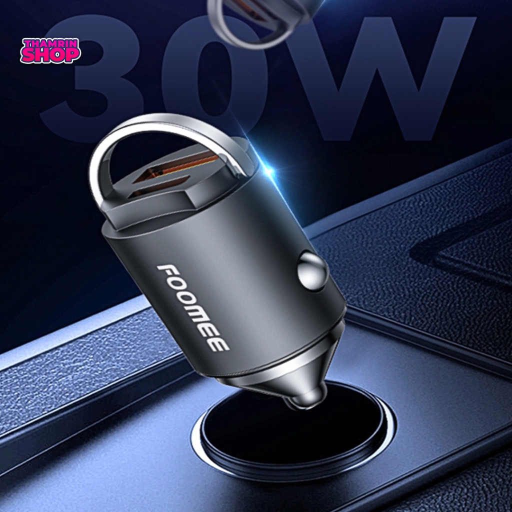 Jual Foomee Charger Mobil 3A Fast Charging QC 18W & PD 30W Mini Size ...