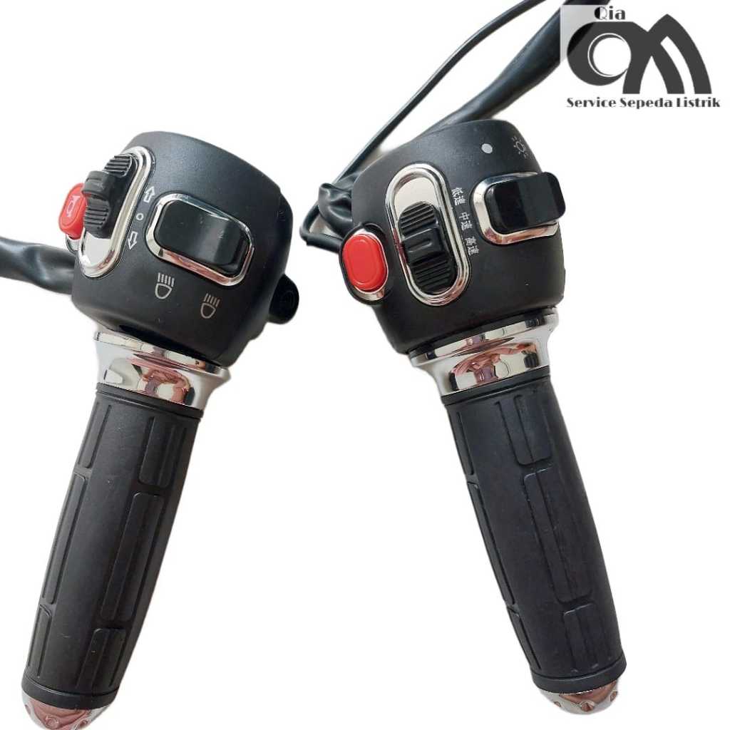 Jual Handle Gas Motor Listrik dan Sepeda Listrik Satu Set Kanan + Kiri ...