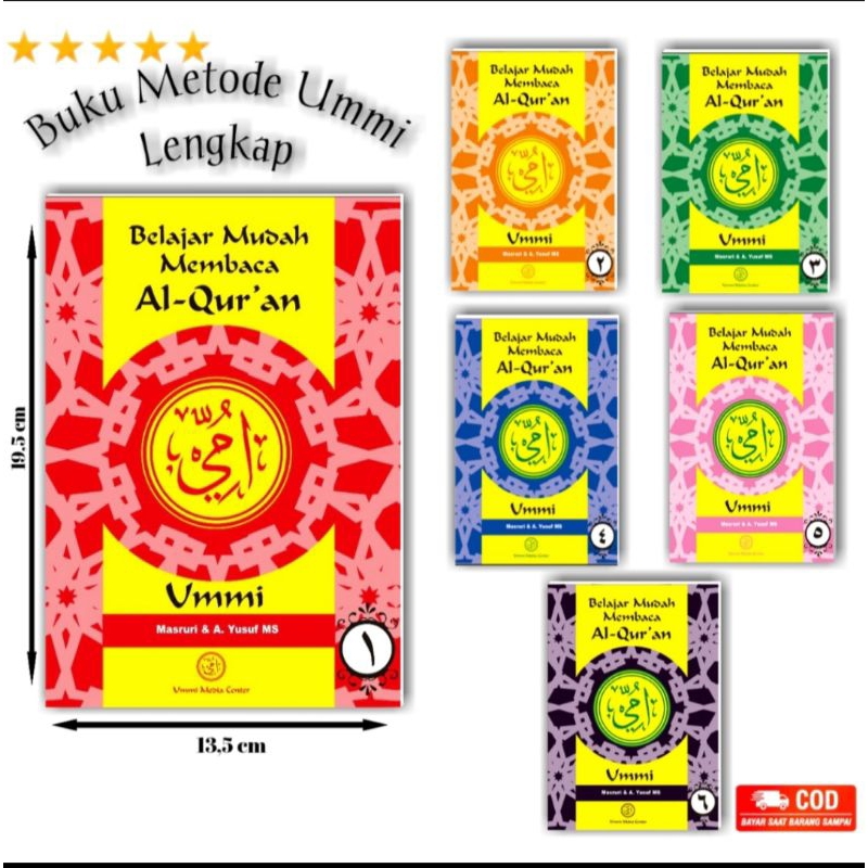 Jual Buku Metode Ummi Lengkap Pra Tk Jilid 1 Sampai 6 Dewasa | Shopee ...