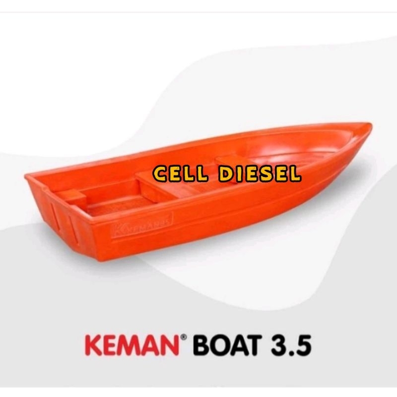 Jual perahu / kapal sekoci Keman boat 3,5 PE kapasitas 6 orang | Shopee ...