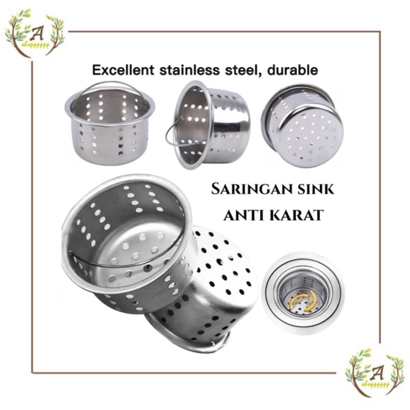 Jual saringan besi afur saringan sink stainless sink cuci piring ...